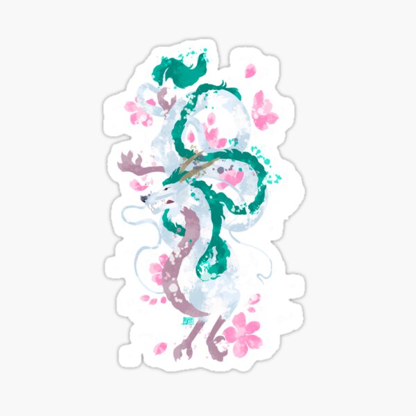 "Water Spirit Haku" Sticker for Sale by AlvieMurra9 | Redbubble