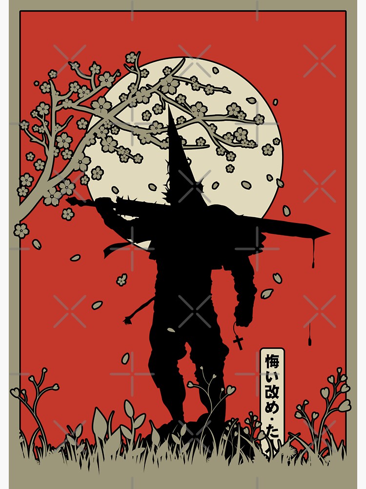 "Silent Penitent" Sticker for Sale by danderrion | Redbubble