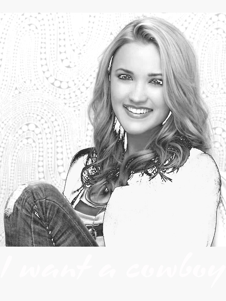 "Iw ant a cowboy Lilly Truscott girl character" Sticker by ...