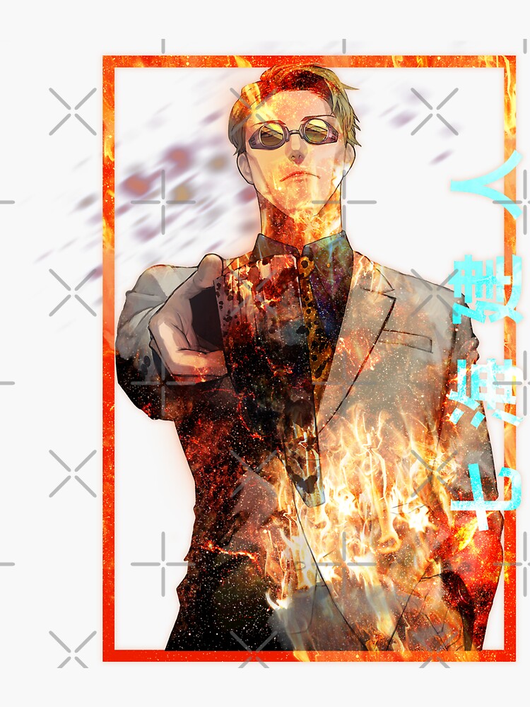 Pegatina «Nanami Kento - Jujutsu Kaisen» de AlphaHero | Redbubble