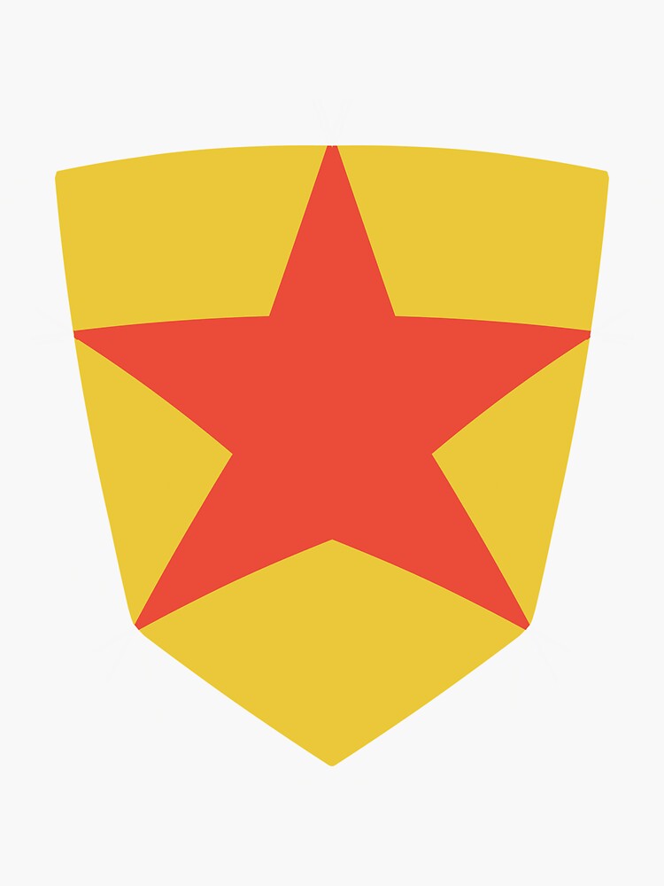 "Wordgirl inspired star" Sticker for Sale by cdpdoodler | Redbubble