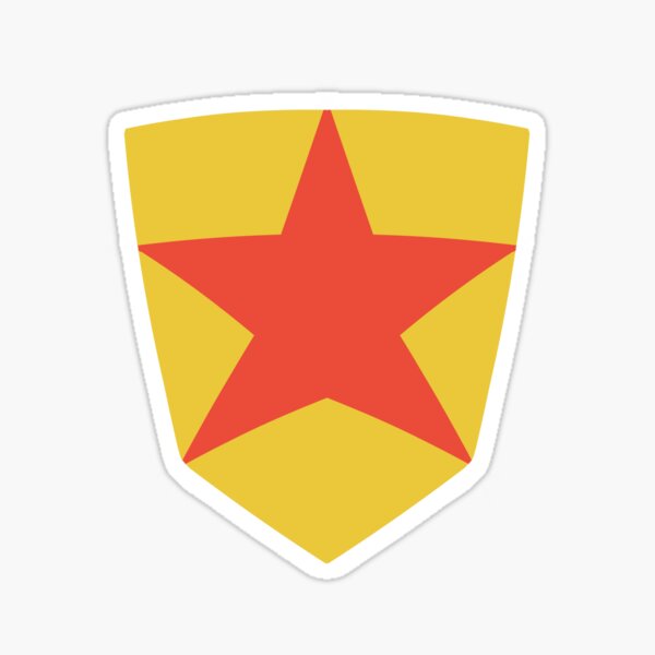 "Wordgirl inspired star" Sticker for Sale by cdpdoodler | Redbubble