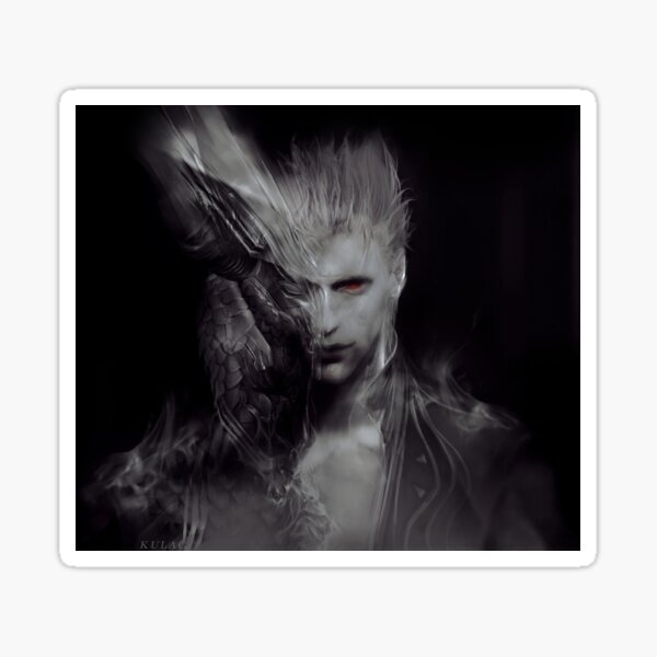 "DMC3 Vergil" Sticker by pumpkinMKc | Redbubble