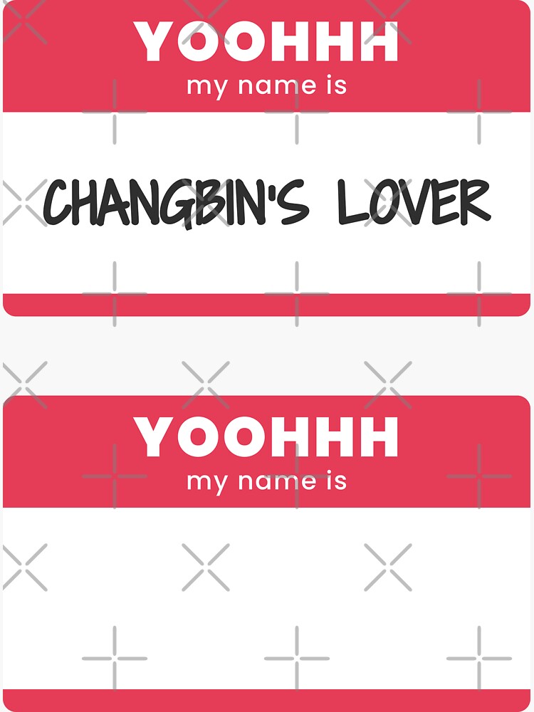 "Stray Kids Changbin Name Tag" Sticker for Sale by imsofandom | Redbubble