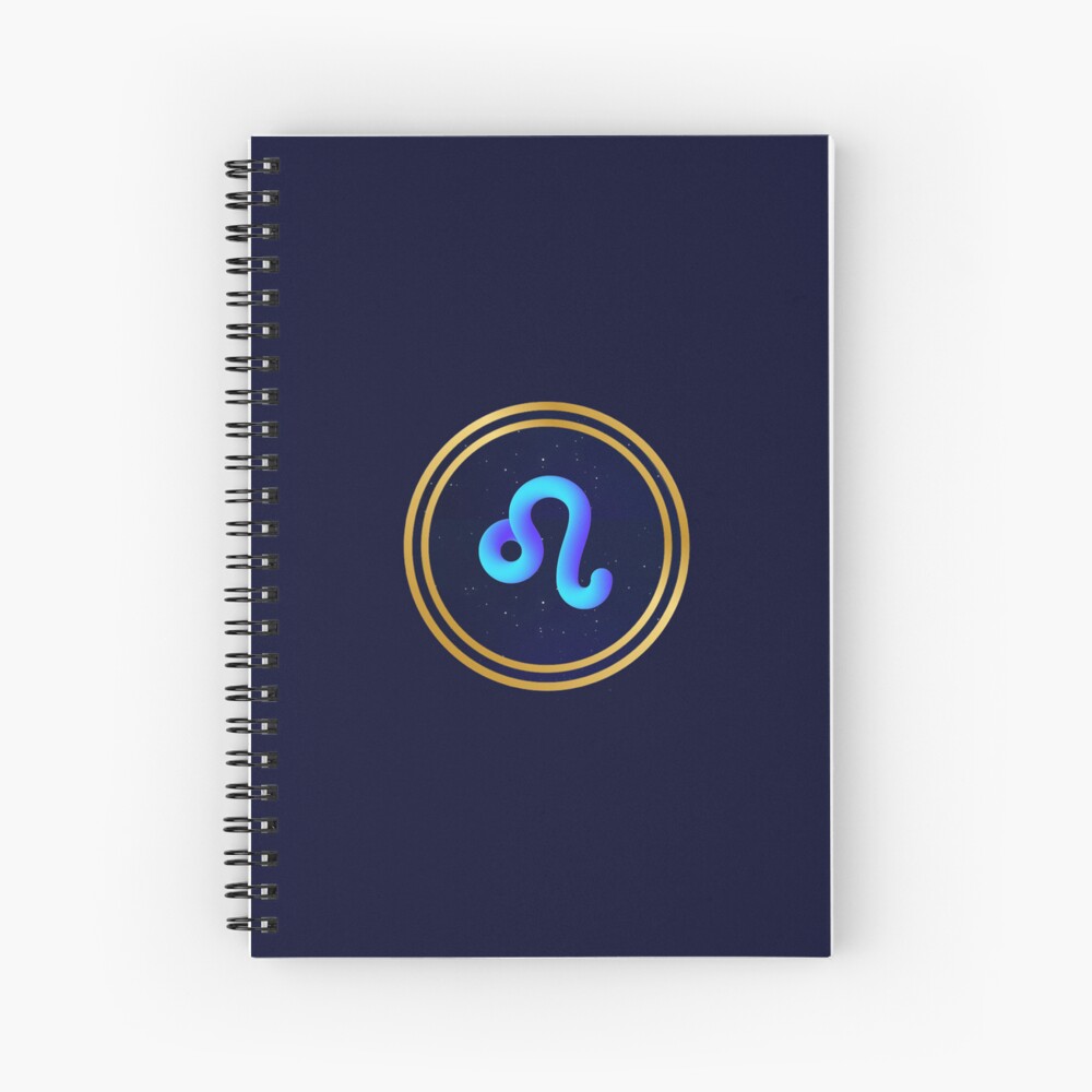 "LEO ZODIAC SIGN, ZODIAC SYMBOL,ASTROLOGY SIGN" Spiral Notebook by ...