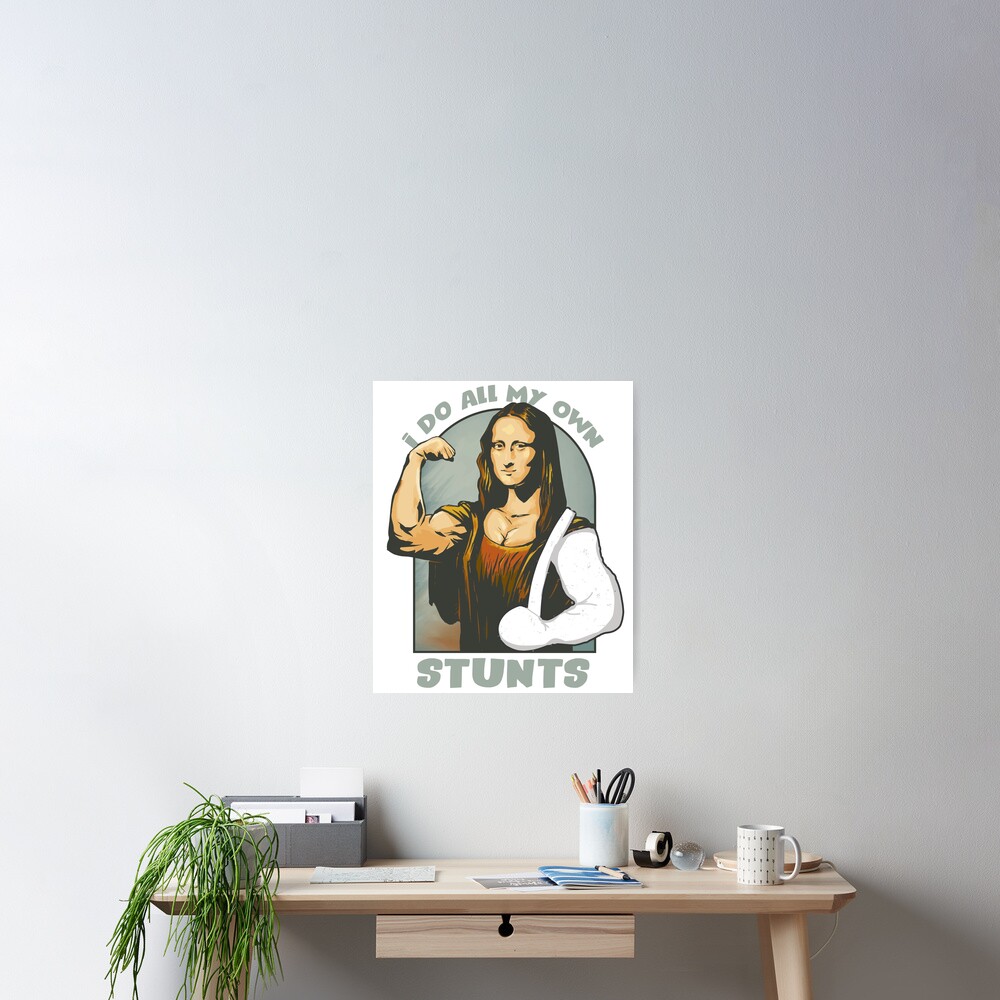 "Funny Shoulder Surgery Recovery Sling Art" Poster for Sale by ...