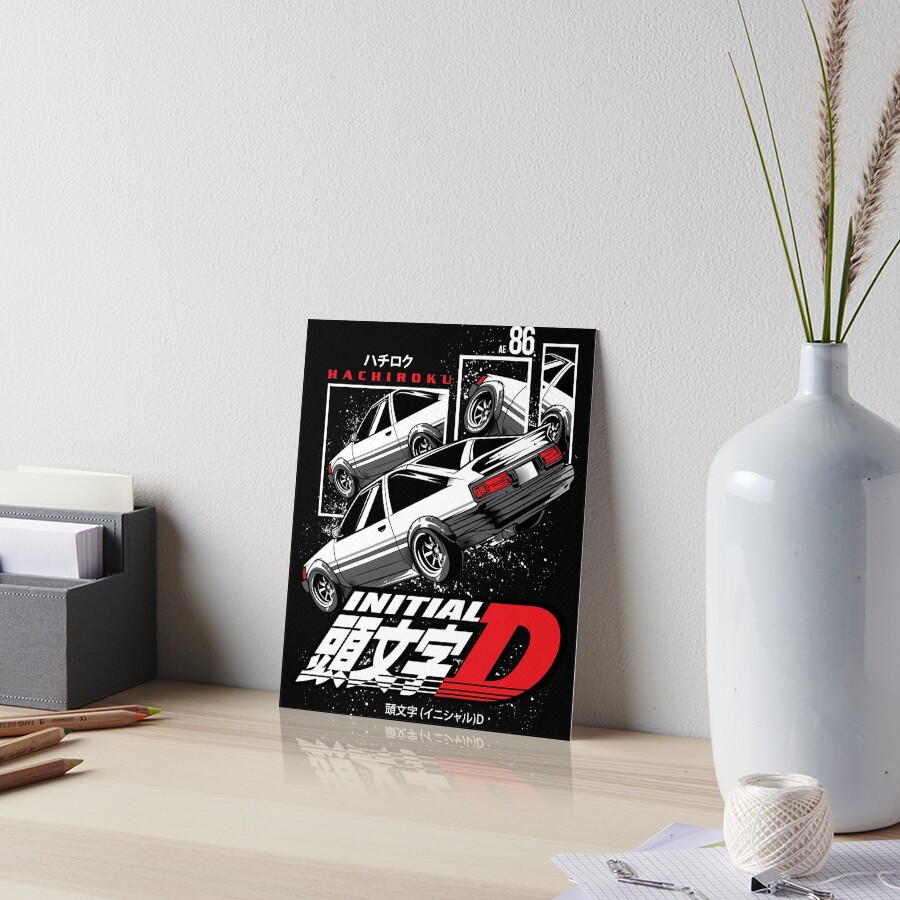 "Ae86 Frame Edition" Art Board Print by Correurst | Redbubble