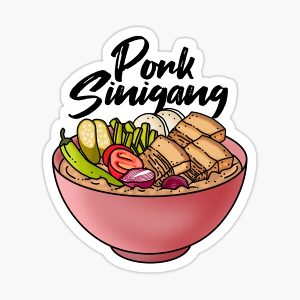 "Pork Sinigang | Sinigang | Sinigang Na Baboy" Sticker for Sale by ...
