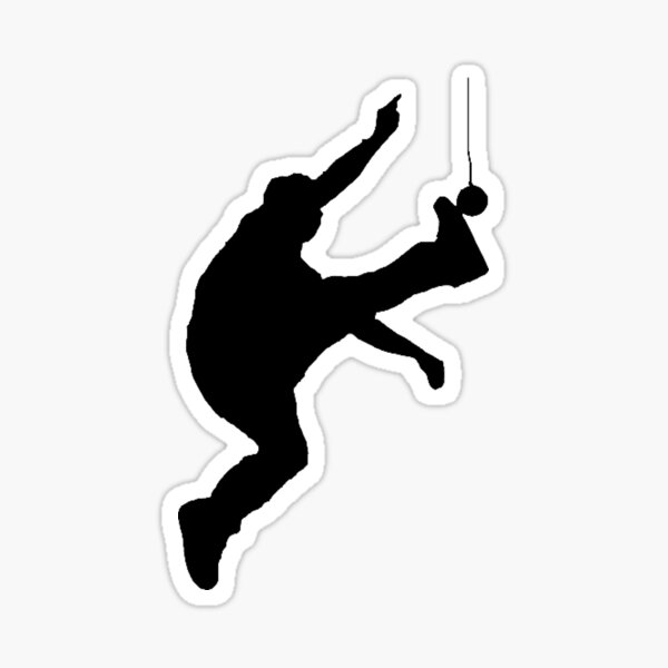 "One Foot High Kick Competition Jumping Jump" Sticker for Sale by ...