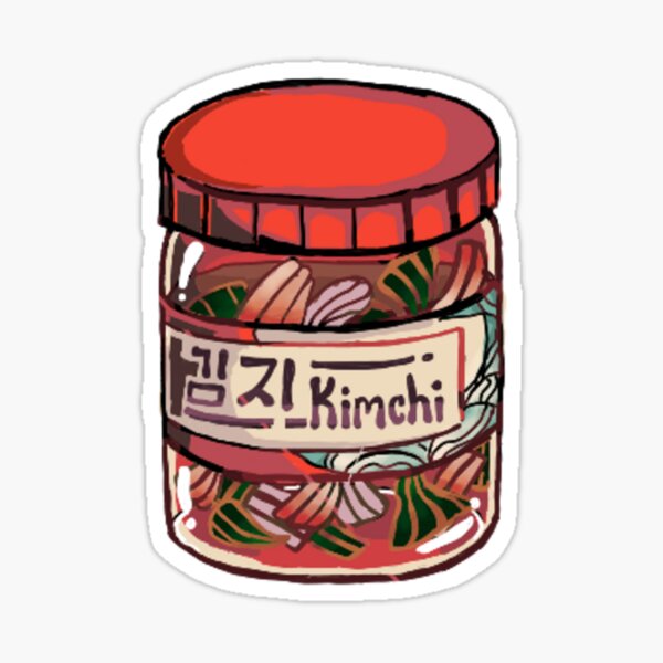 "Kimchi Sticker" Sticker for Sale by SunwuYotasuke | Redbubble