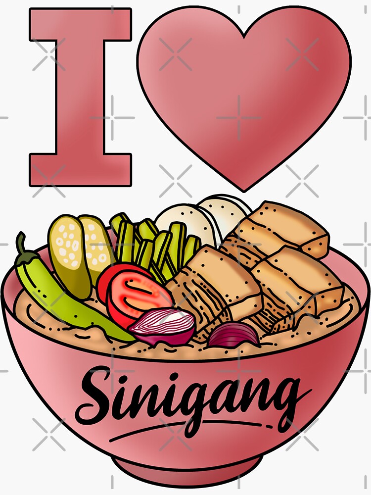 "Sinigang Queen | Pork Sinigang" Sticker for Sale by lusoblaban | Redbubble