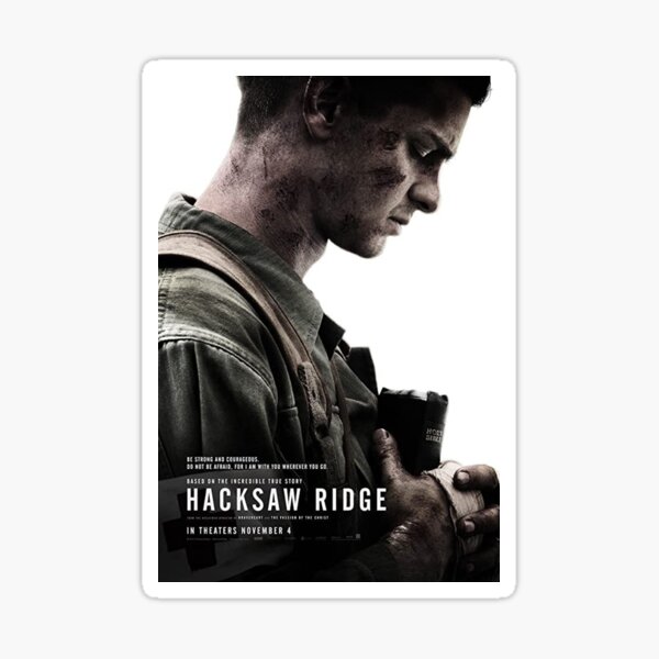 "Hacksaw Ridge (2016)" Sticker by mendesdion | Redbubble
