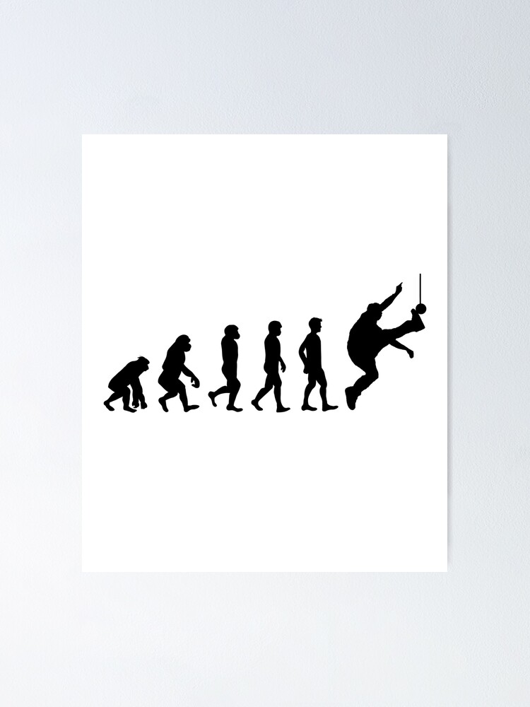 "One Foot High Kick Competition Jumping Jump Evolution" Poster for Sale ...
