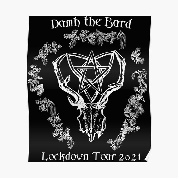 "Damh the Bard Lockdown 21 (White image, transparent background) Active ...