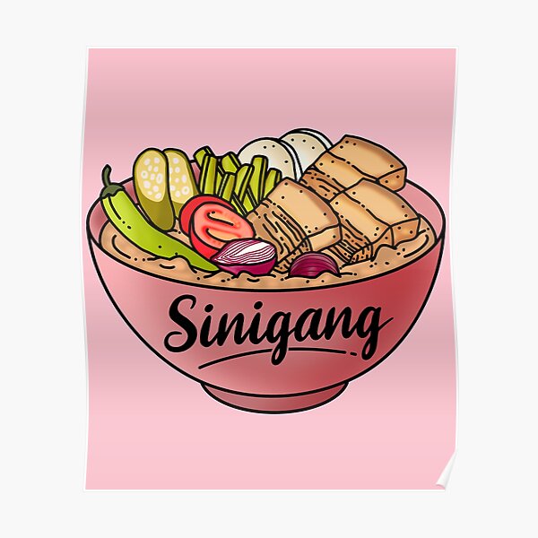 Sinigang Pork Sinigang Poster For Sale By Lusoblaban Redbubble