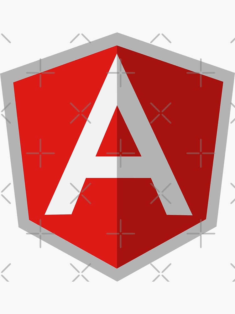"AngularJS square" Sticker for Sale by stoorzender | Redbubble
