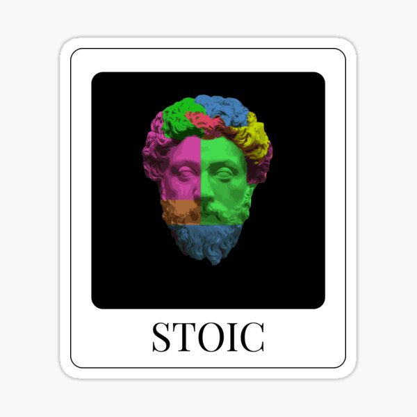 "Marcus Aurelius Stoic" Sticker by DariaStones | Redbubble
