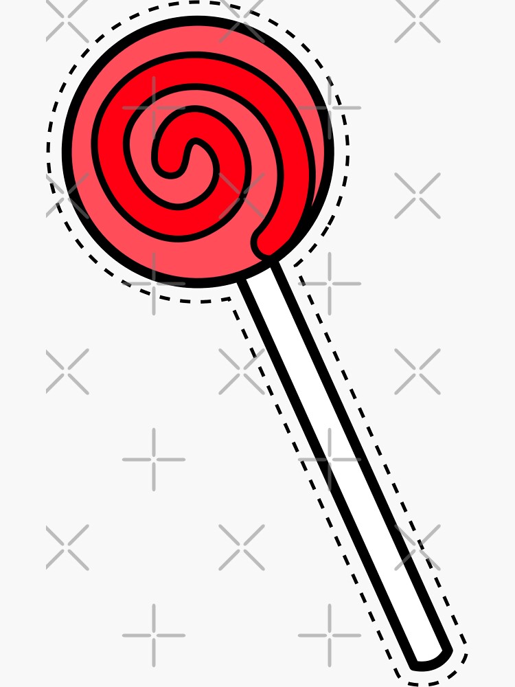 "Heart Lolly " Sticker by agirlnamedyuki | Redbubble