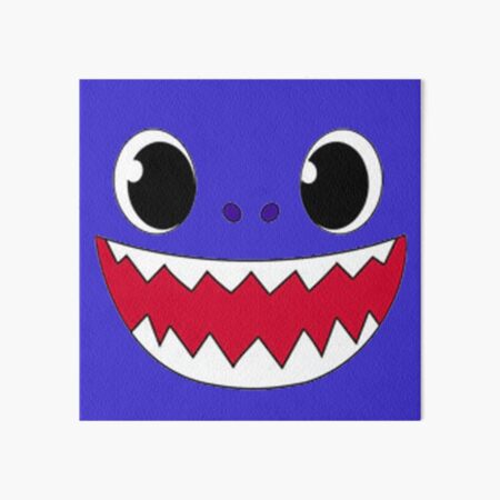 "daddy Shark face" Art Board Print by oeeshop | Redbubble