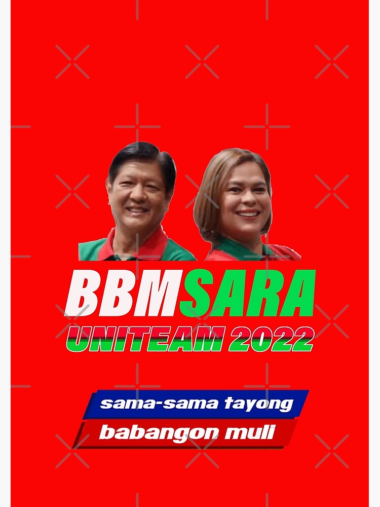 Lámina fotográfica «Elecciones de mayo. 2022. BBM SARAH tándem. Ang ...