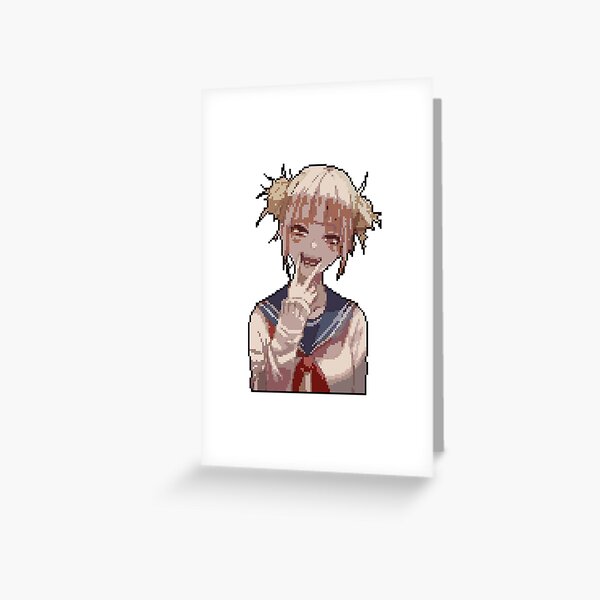 "Toga Himiko - Pixel Art" Greeting Card for Sale by zenrelle | Redbubble