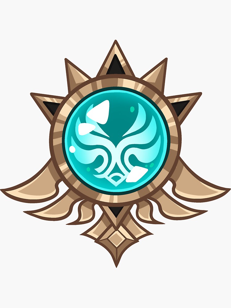 "Anemo Vision - Mondstadt" Sticker for Sale by galaxiiacharlie | Redbubble