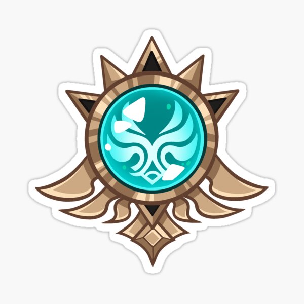 "Anemo Vision - Mondstadt" Sticker for Sale by galaxiiacharlie | Redbubble