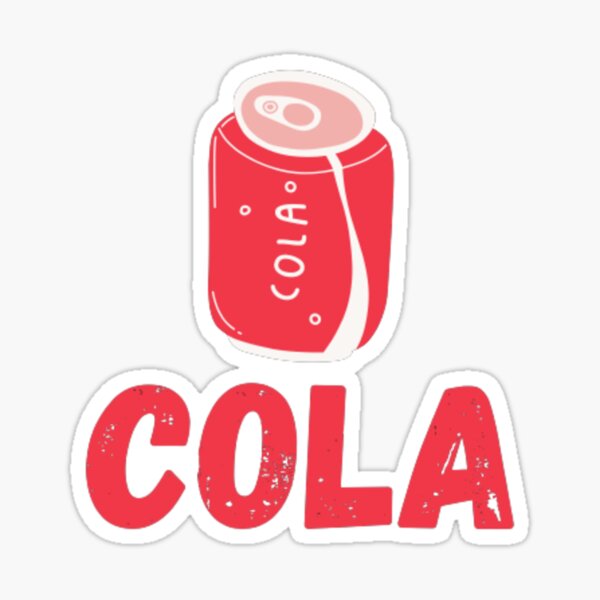 "cola" Sticker by KAIDENSTORE | Redbubble