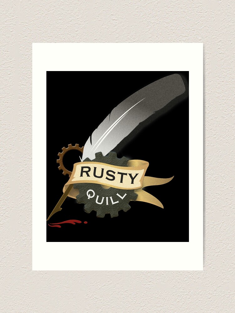 "Rusty Quill Company Logo Classic T-Shirt.png" Art Print for Sale by ...