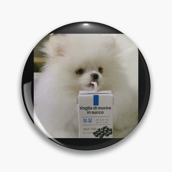 "Voglia di morire in succo meme" Pin for Sale by Doomer-Shop | Redbubble