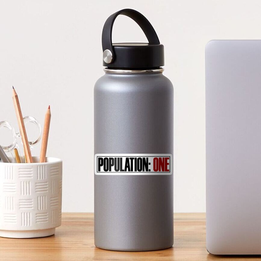 "population one main logo" Sticker for Sale by popnchicken | Redbubble