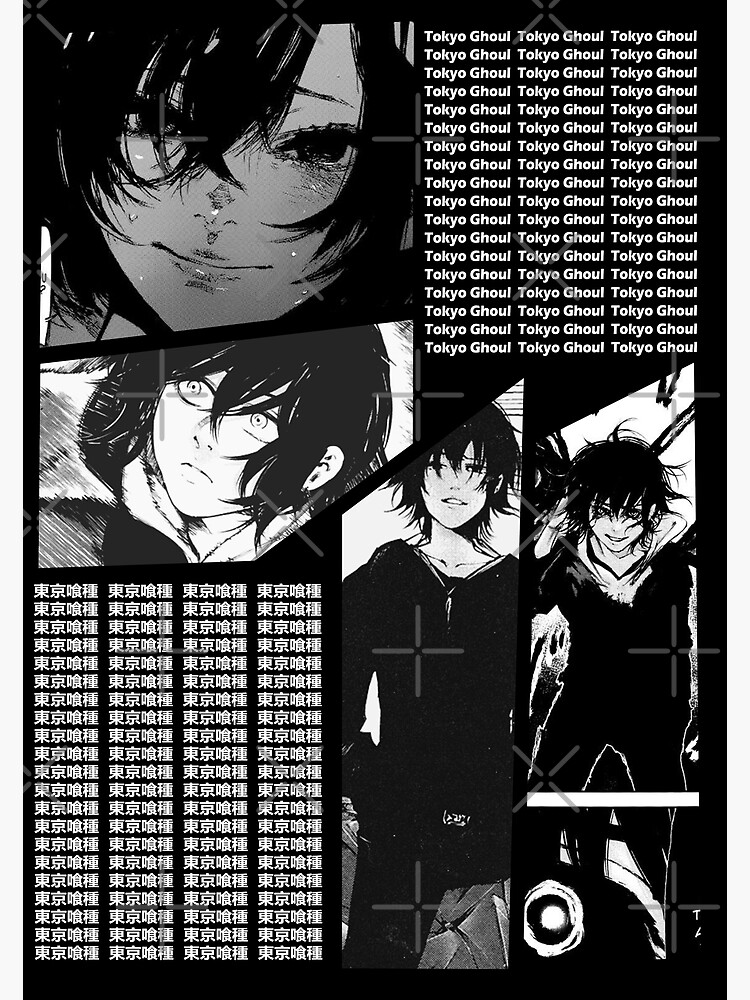 "Ayato Kirishima Tokyo Ghoul Tokyo Guru Manga Panel Design" Canvas ...