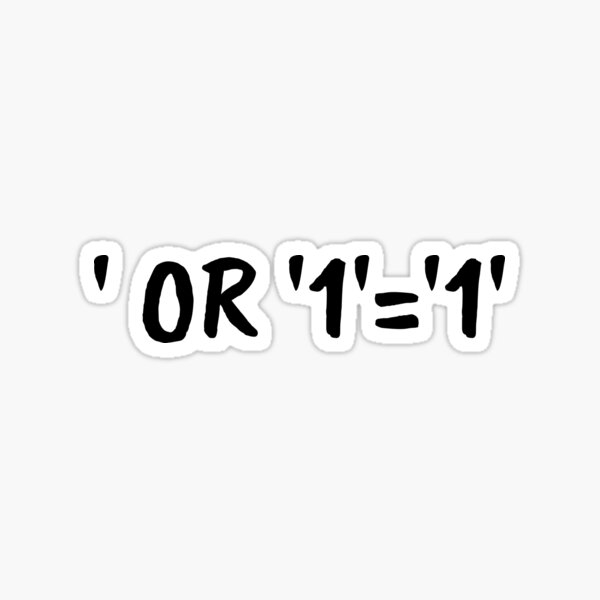 "SQL Injection" Sticker for Sale by QAvsBUG | Redbubble