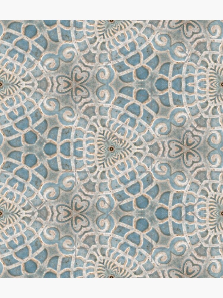 "Shameless Pattern from Gaudi's Barcelona tile" Sticker for Sale by ...