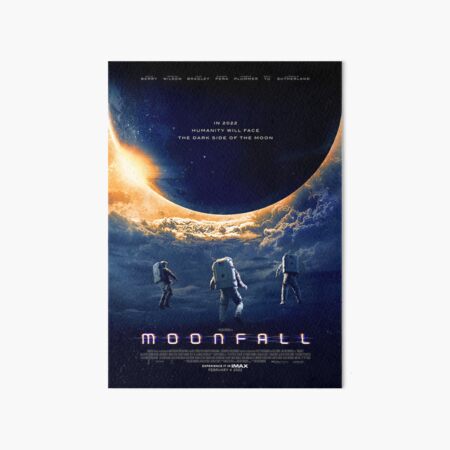"Moonfall Movie Poster" Art Board Print by apolloroca | Redbubble