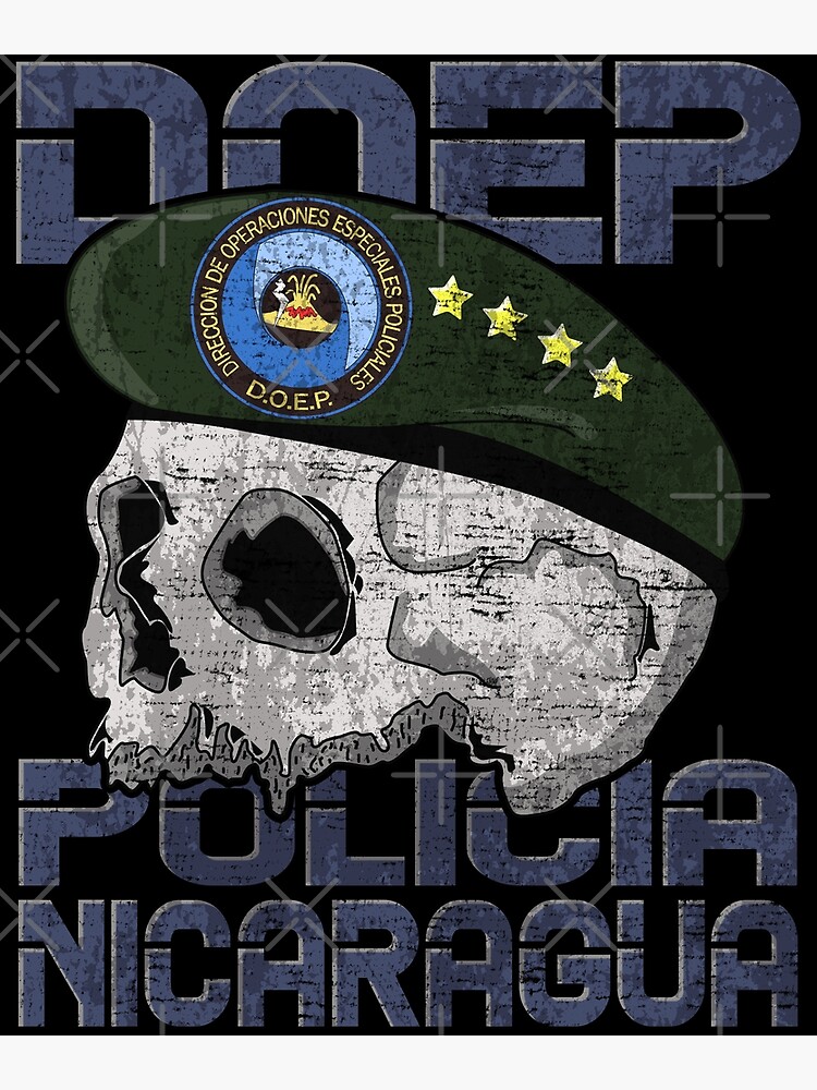 Lámina fotográfica «Policía de Nicaragua DOEP Fuerza Especial de ...