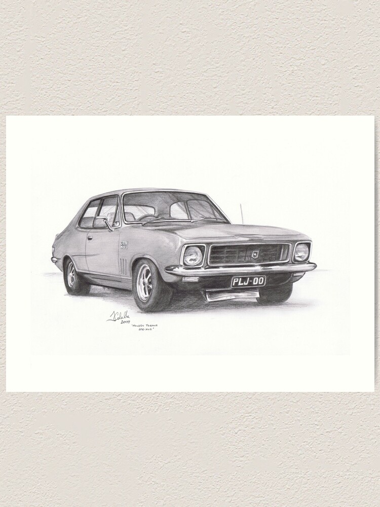 "1972 Holden LJ Torana GTR-XU1" Art Print for Sale by Joseph Colella ...