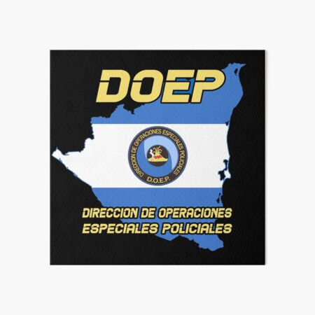Lámina rígida «Policía de Nicaragua DOEP Fuerza Especial de Nicaragua ...