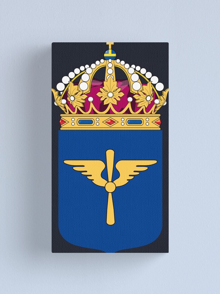 Lienzo «Fuerza Aérea Sueca - Flygvapnet - Escudo de armas» de wordwidesymbols | Redbubble