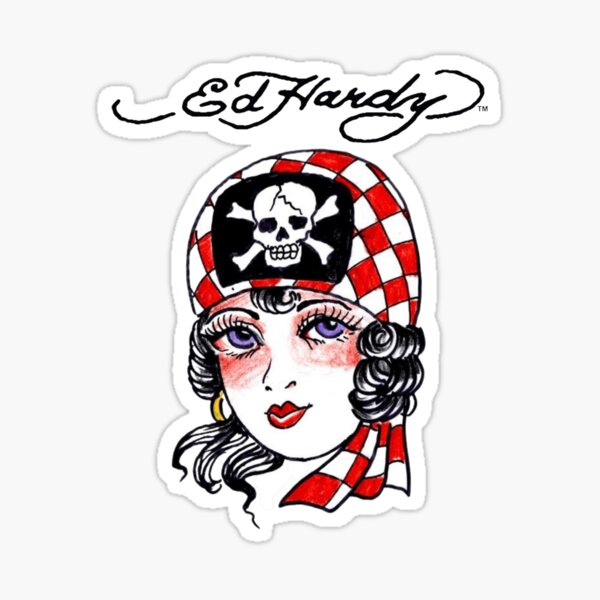 "ed hardy" Sticker by ismawak | Redbubble