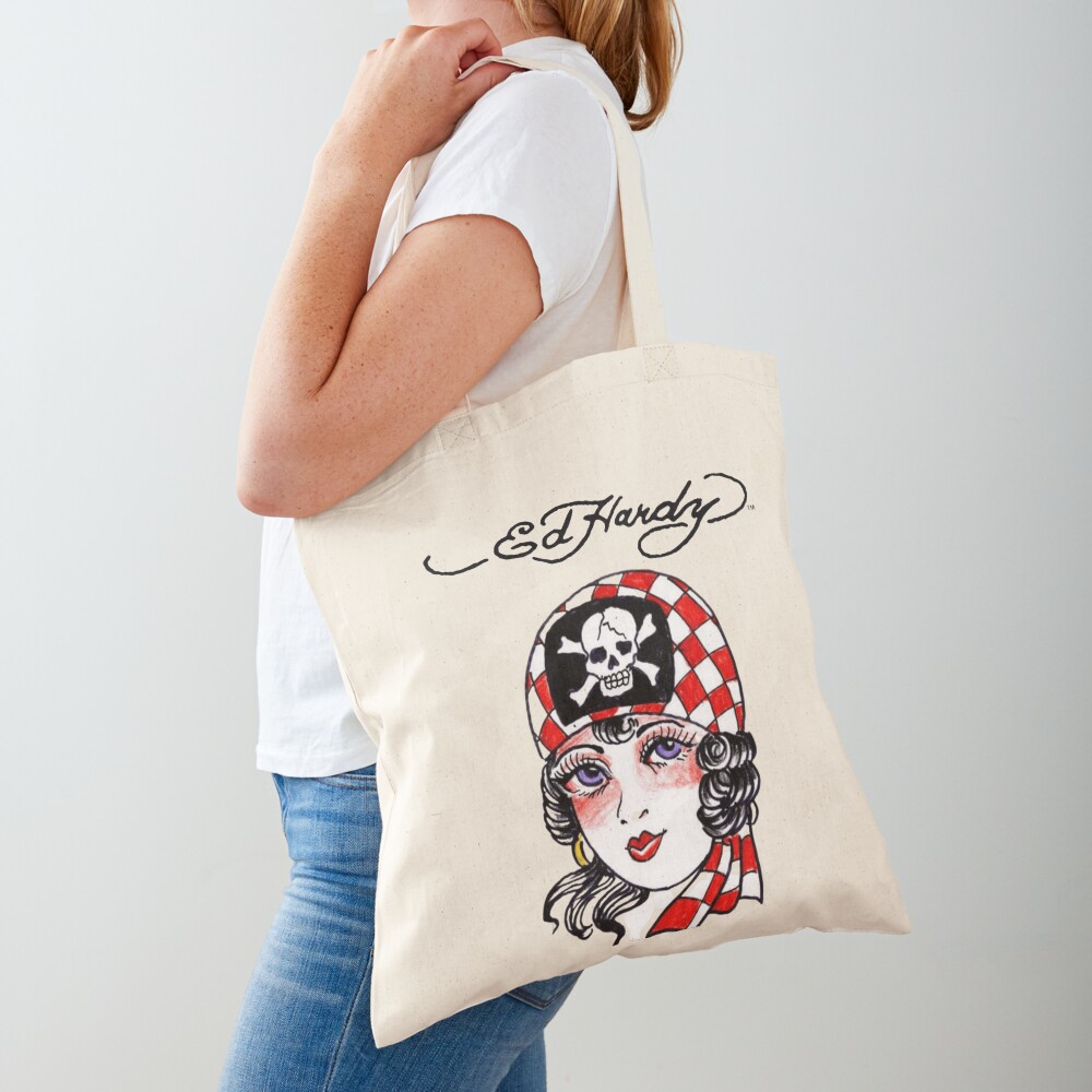 RARE! VINTAGE ED HARDY EMBLISHED CAMO TOTE - munimoro.gob.pe