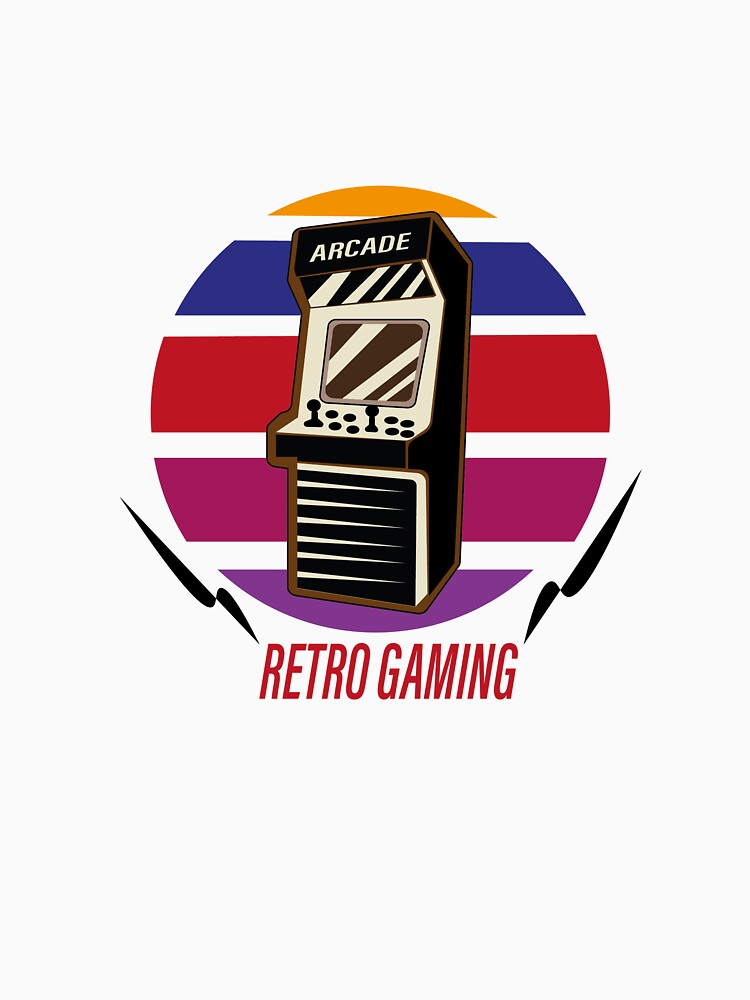 "classic retro arcade machine" T-shirt for Sale by SimoSaladain ...