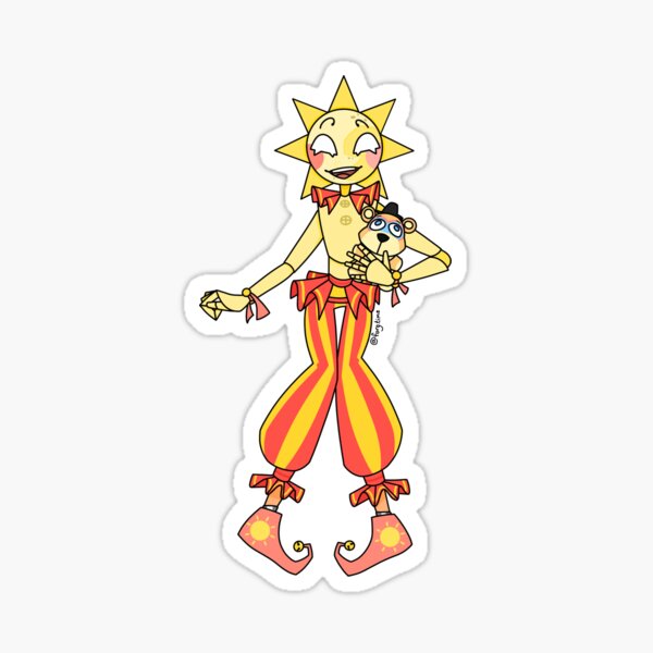 "Sundrop FNAF" Sticker for Sale by forg-time | Redbubble