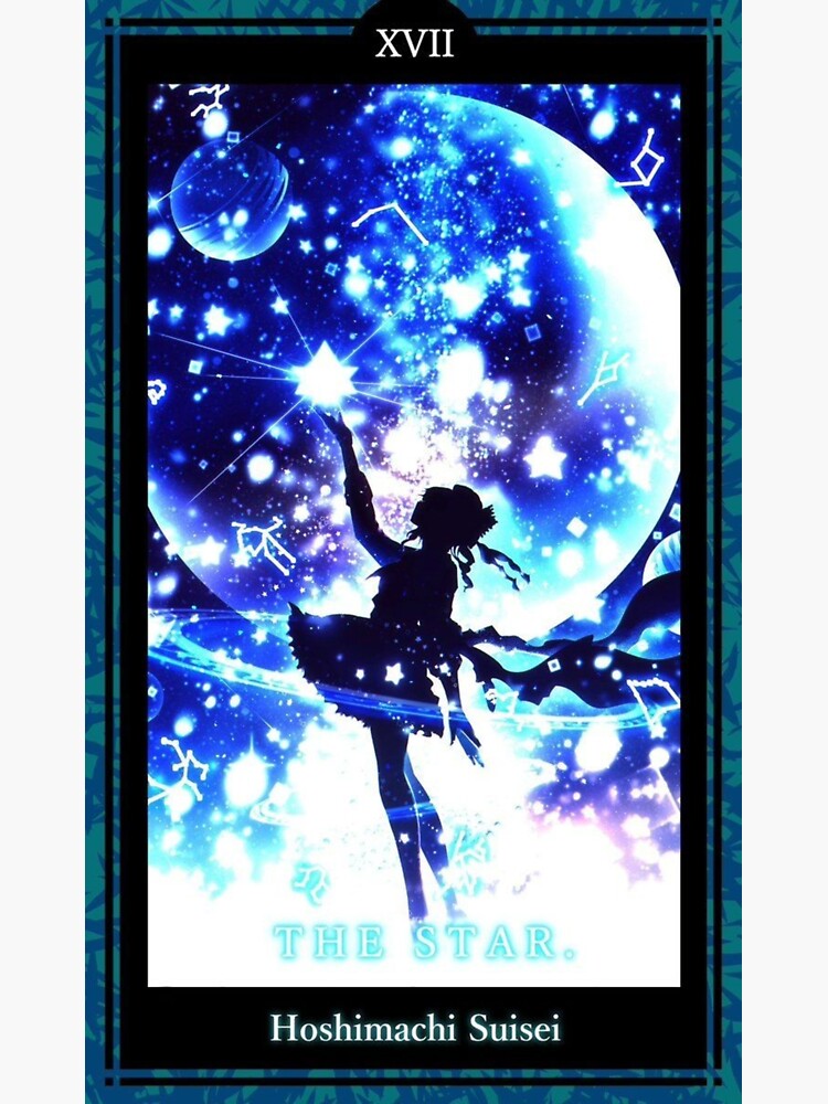 "XVII - The Star || Hoshimachi Suisei " Sticker for Sale by AszaAri ...