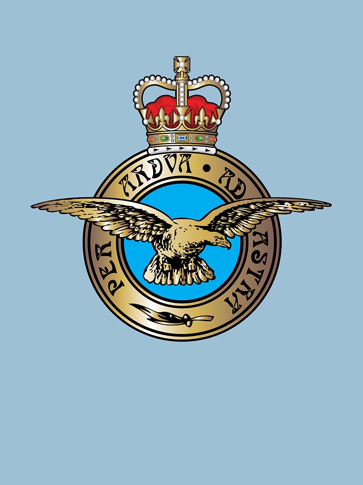 "Royal Air Force Badge" T-shirt for Sale by wordwidesymbols | Redbubble ...