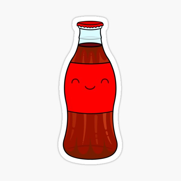 "Cute Cola" Sticker for Sale by BaconPancakes21 | Redbubble