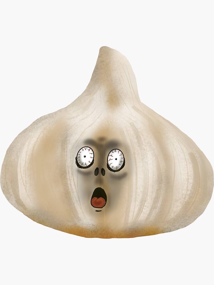 "Angry Garlic" Sticker by YaoyaCanada | Redbubble