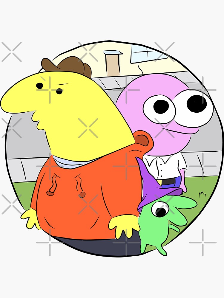 "Smiling Friends" Sticker for Sale by Pixet | Redbubble