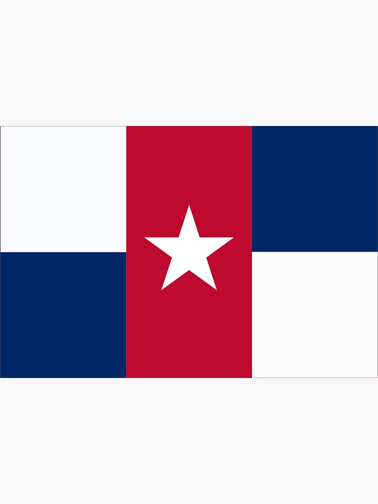 "Texas Redesign II" Sticker by OldManMickey | Redbubble