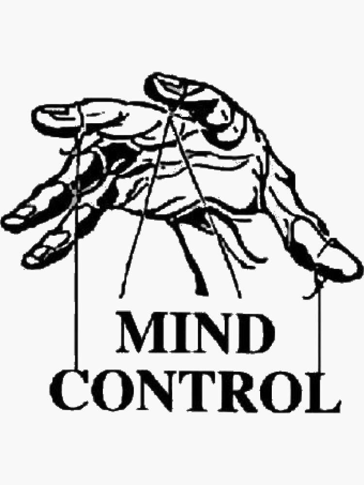 "mind control attractive drawing showcases your intelligence." Sticker ...
